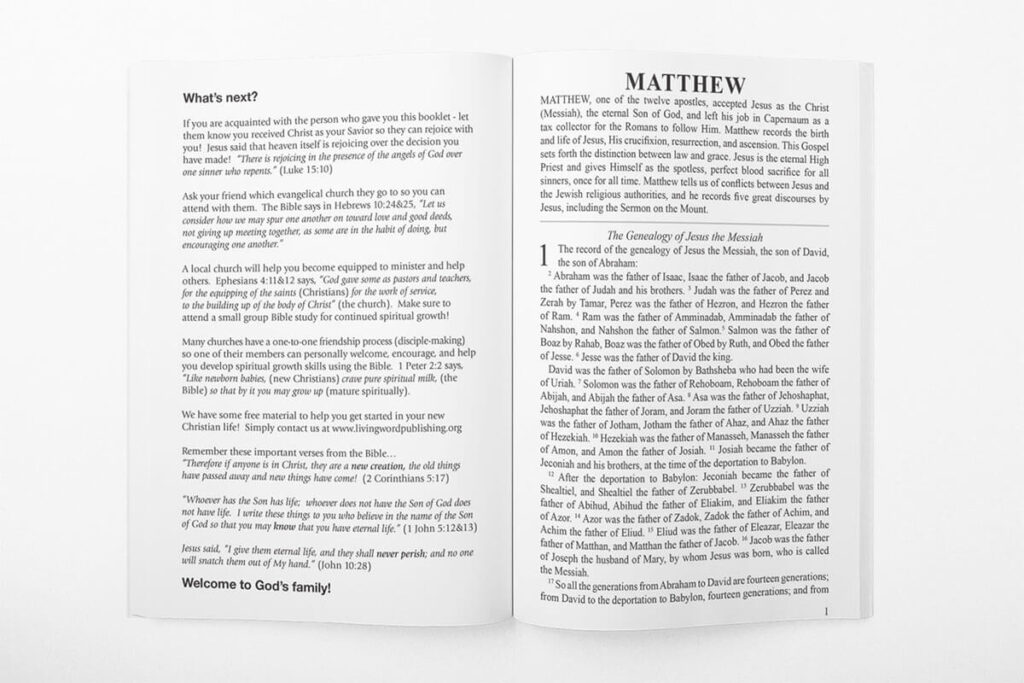 Evangelistic New Testament – Becoming a Disciple-Maker