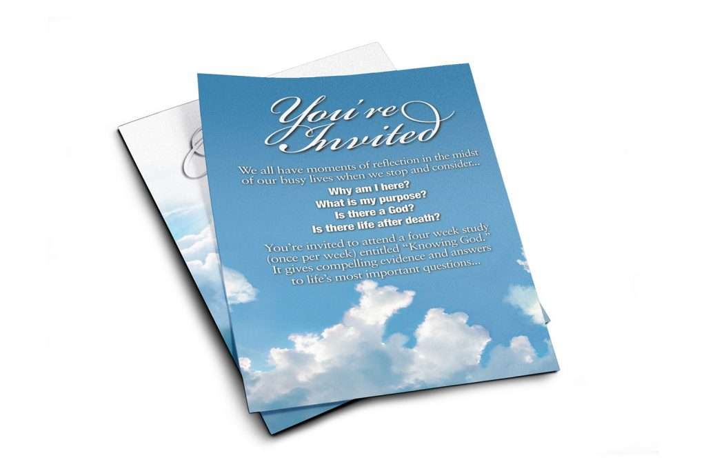 Knowing God Flyers (25 Per Pack) • Becoming a Disciple-Maker